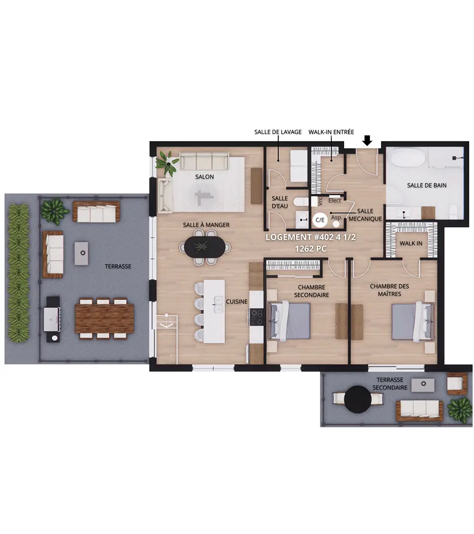 Unité 4 et demi – Type B3:3B - Carré des LégendesCarré des Légendes