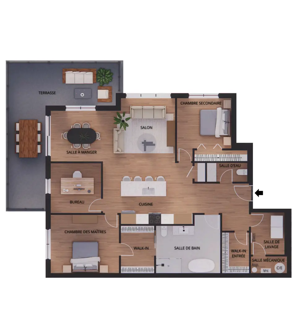 Unité 5 et demi – Type B4:2D - Carré des LégendesCarré des Légendes